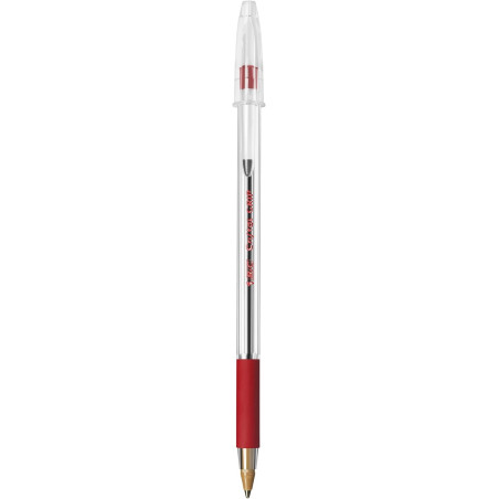 - ?Stylo bille Bic Cristal grip Couleur Rouge Couleur Rouge
